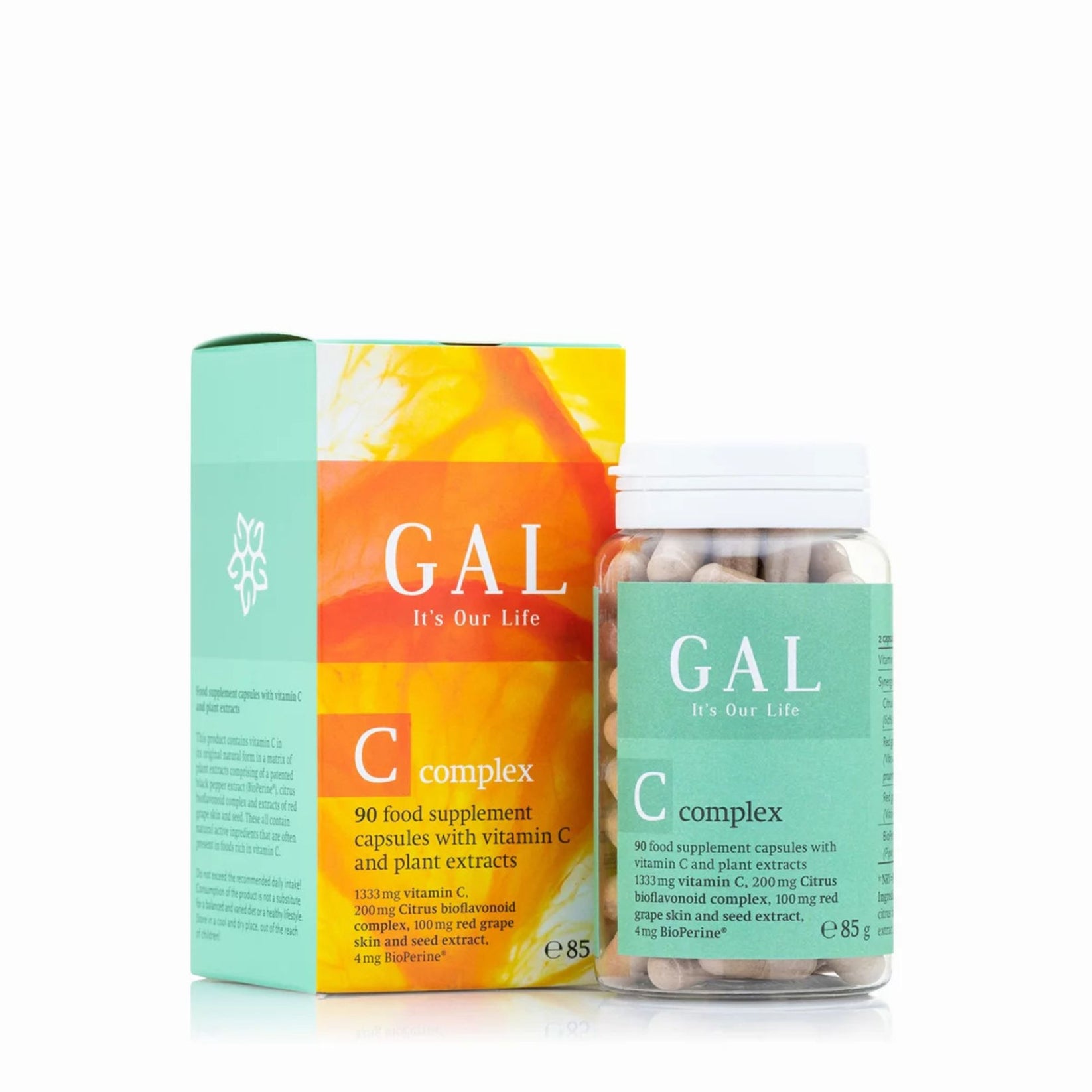 GAL Vitamin C Complex Capsules | High Strength Vitamin C with ...